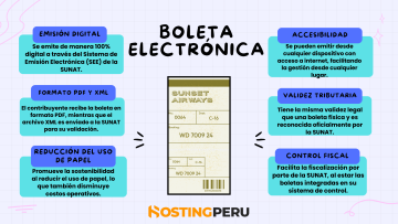 Diferencia entre boleta y factura electrónica en Perú - Hosting Peru
